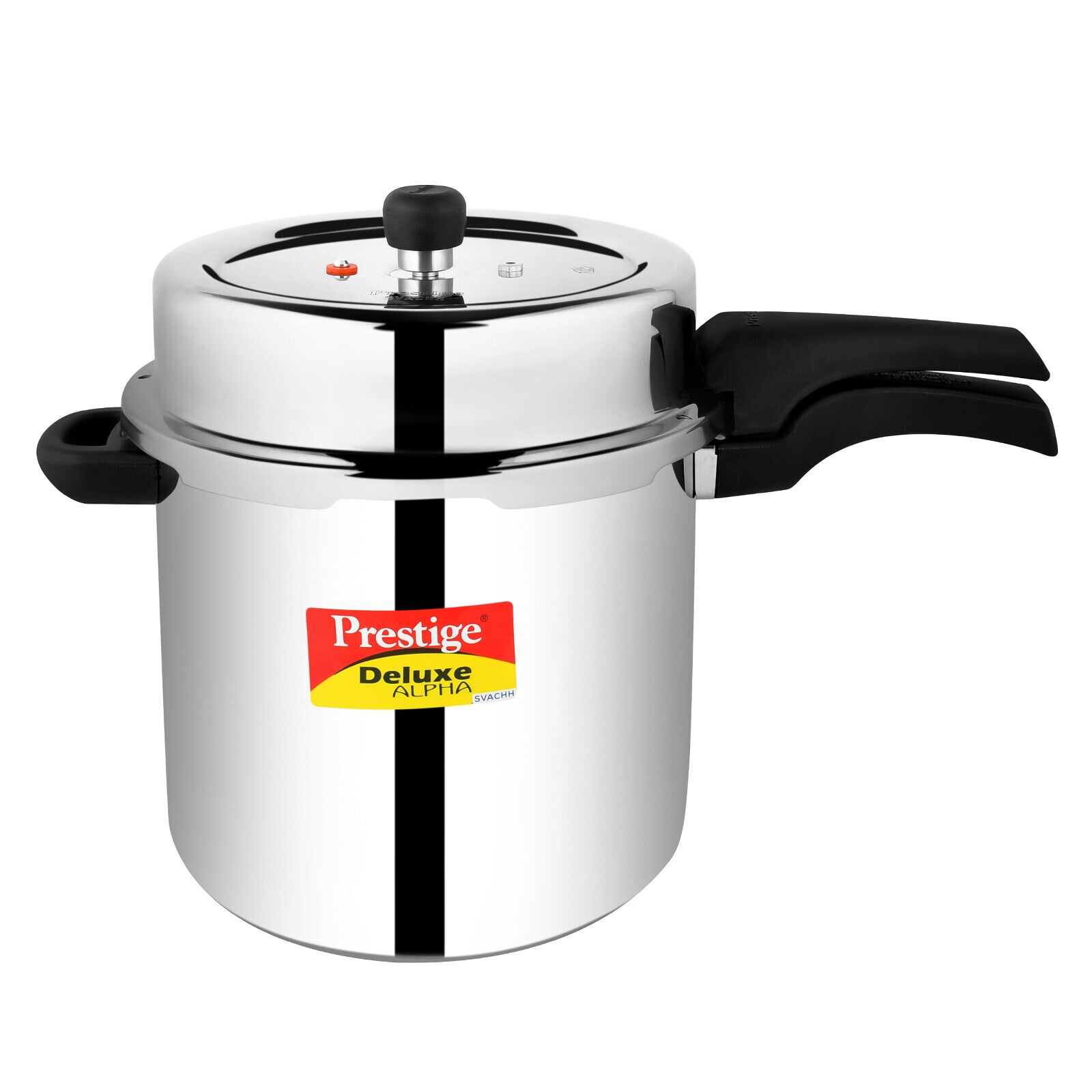 Prestige Stainless Steel Deluxe Alpha Svachh 10L Pressure Cooker | MPD ...
